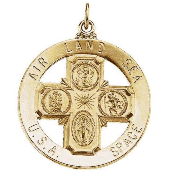 Four Way Medal – www.allpatronsaints.com