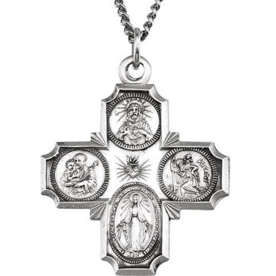 Four Way Medal – www.allpatronsaints.com