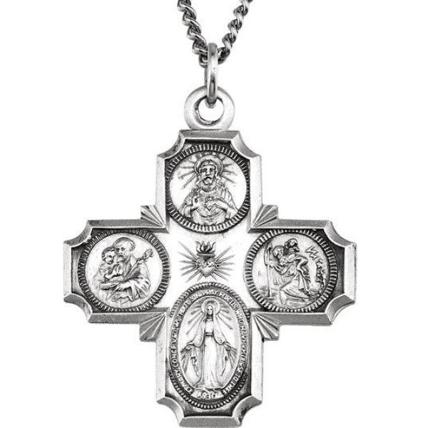 Four Way Medal – www.allpatronsaints.com